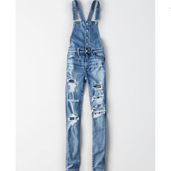 American Eagle Outfitters | Jeans | Ae Next Level Begging Overalls ...